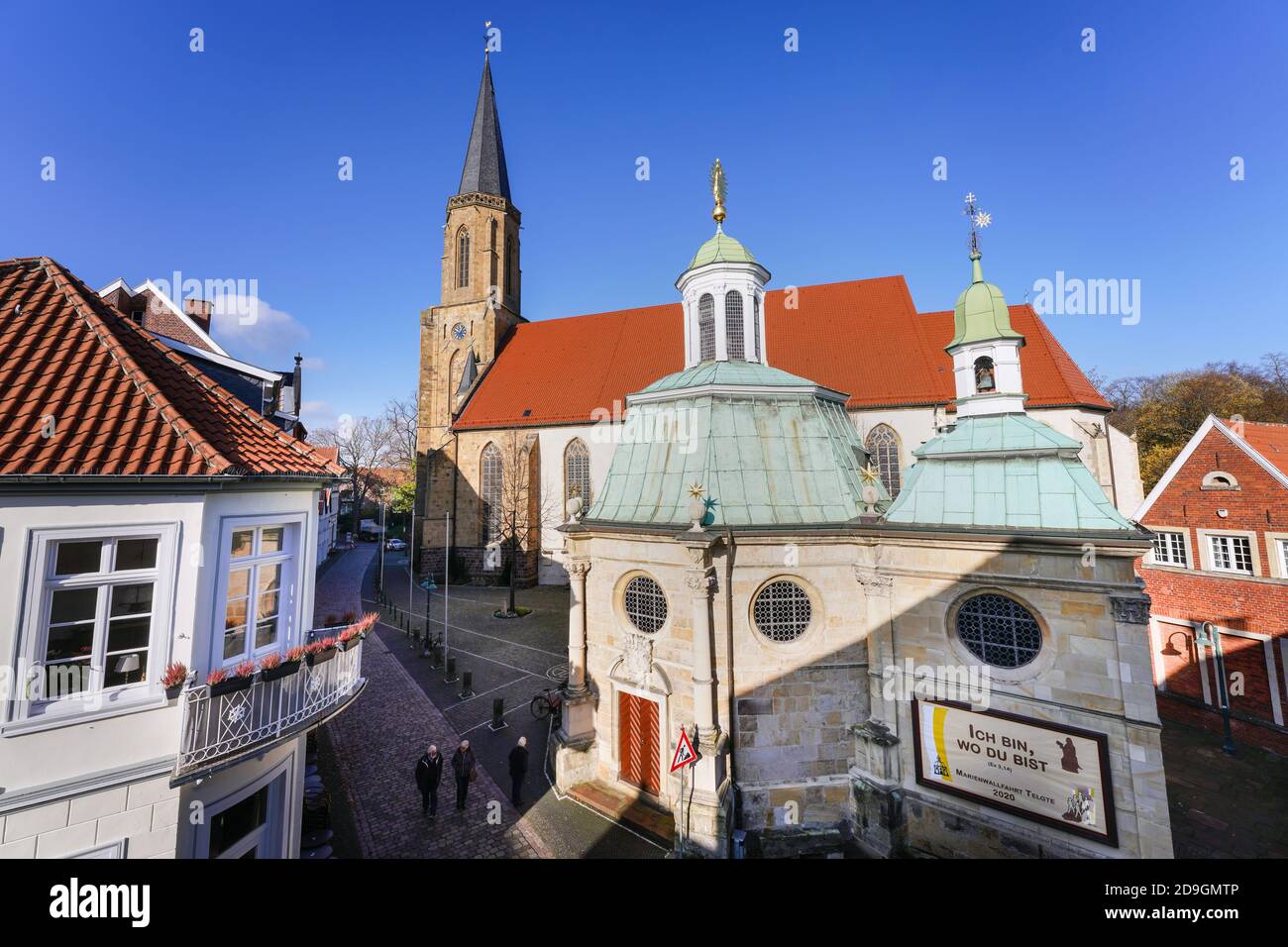Wallfahrtskapelle vor der St.-Clemens-Kirche, Telgte, Muensterland ...