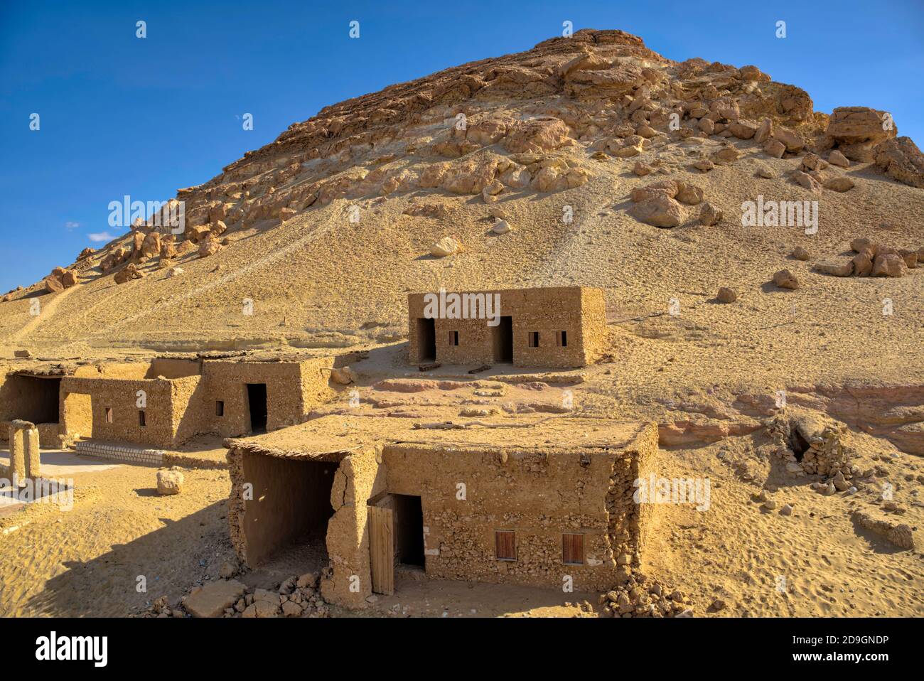 Built from a material known locally as kershef (large chunks of salt ...