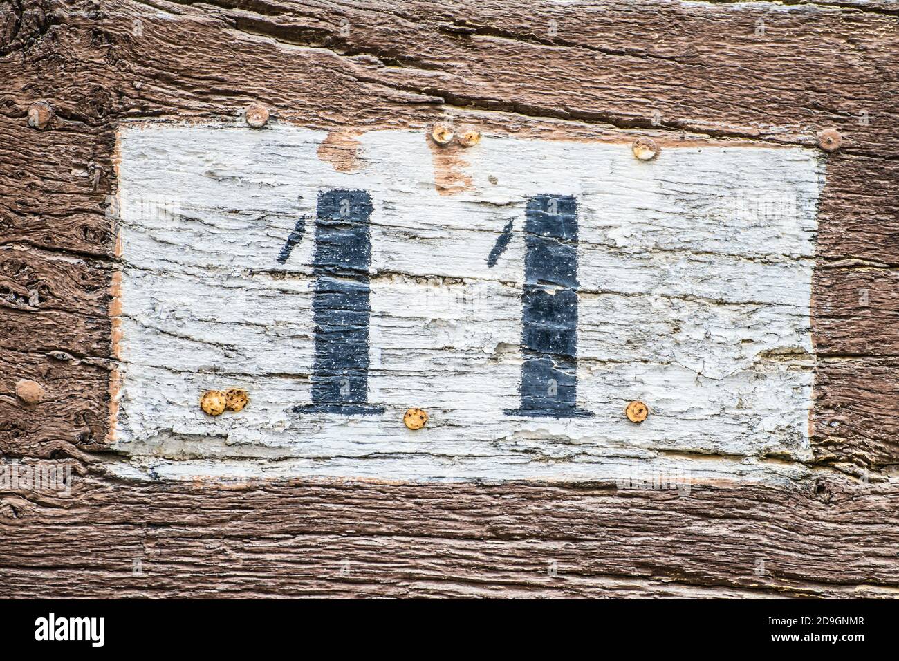 Address painted on building hi-res stock photography and images - Alamy