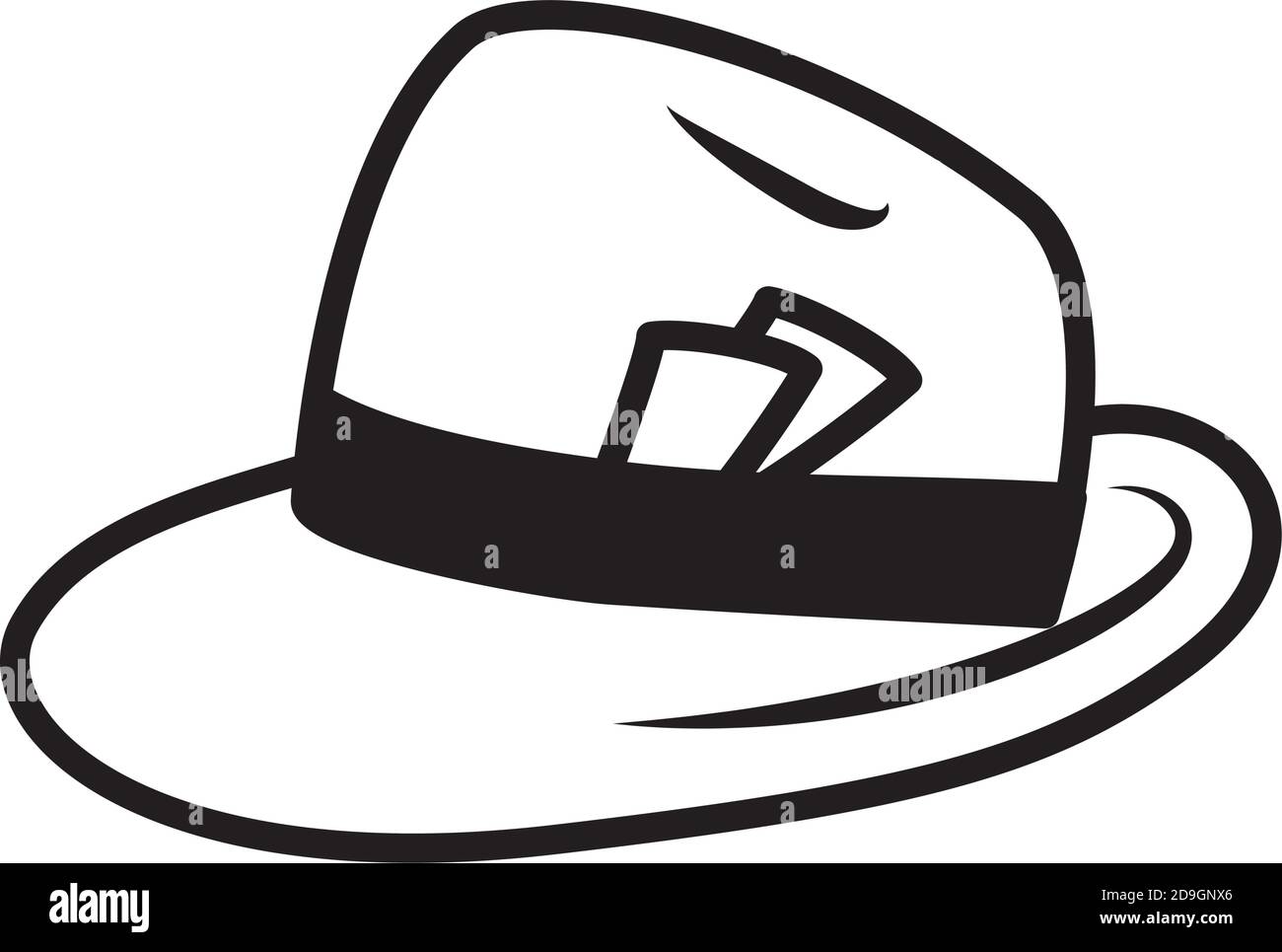 press hat icon over white background, silhouette style, vector ...