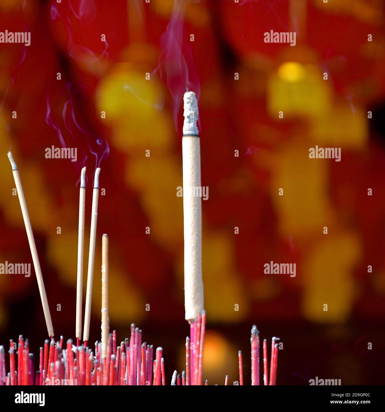 Praying joss stick hi-res stock photography and images - Alamy