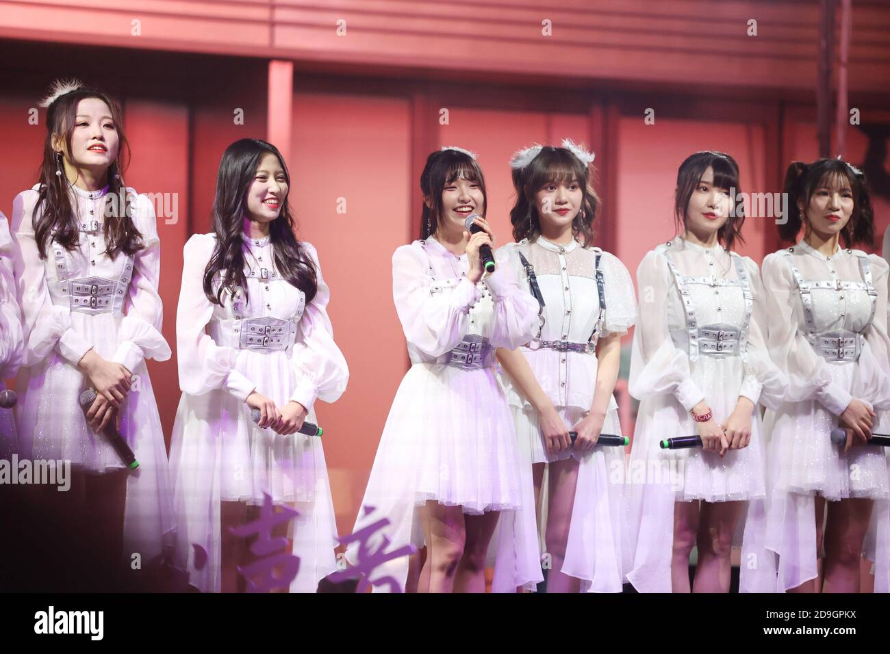 Japanese idol group AKB48 perfroms at 2020 World Music Asia in Shanghai ...