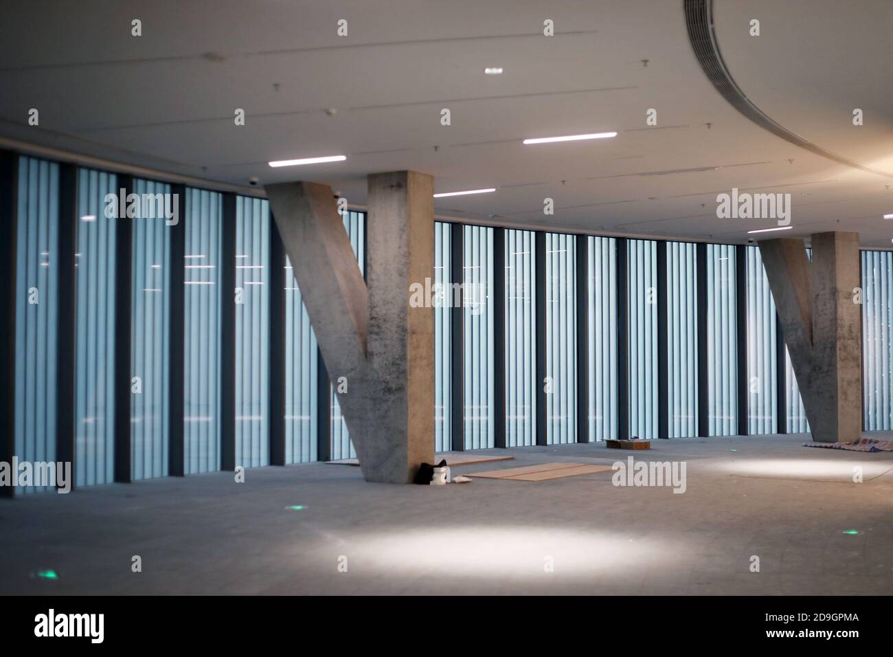 Inside view of the He Art Museum or HEM, a family established, non ...