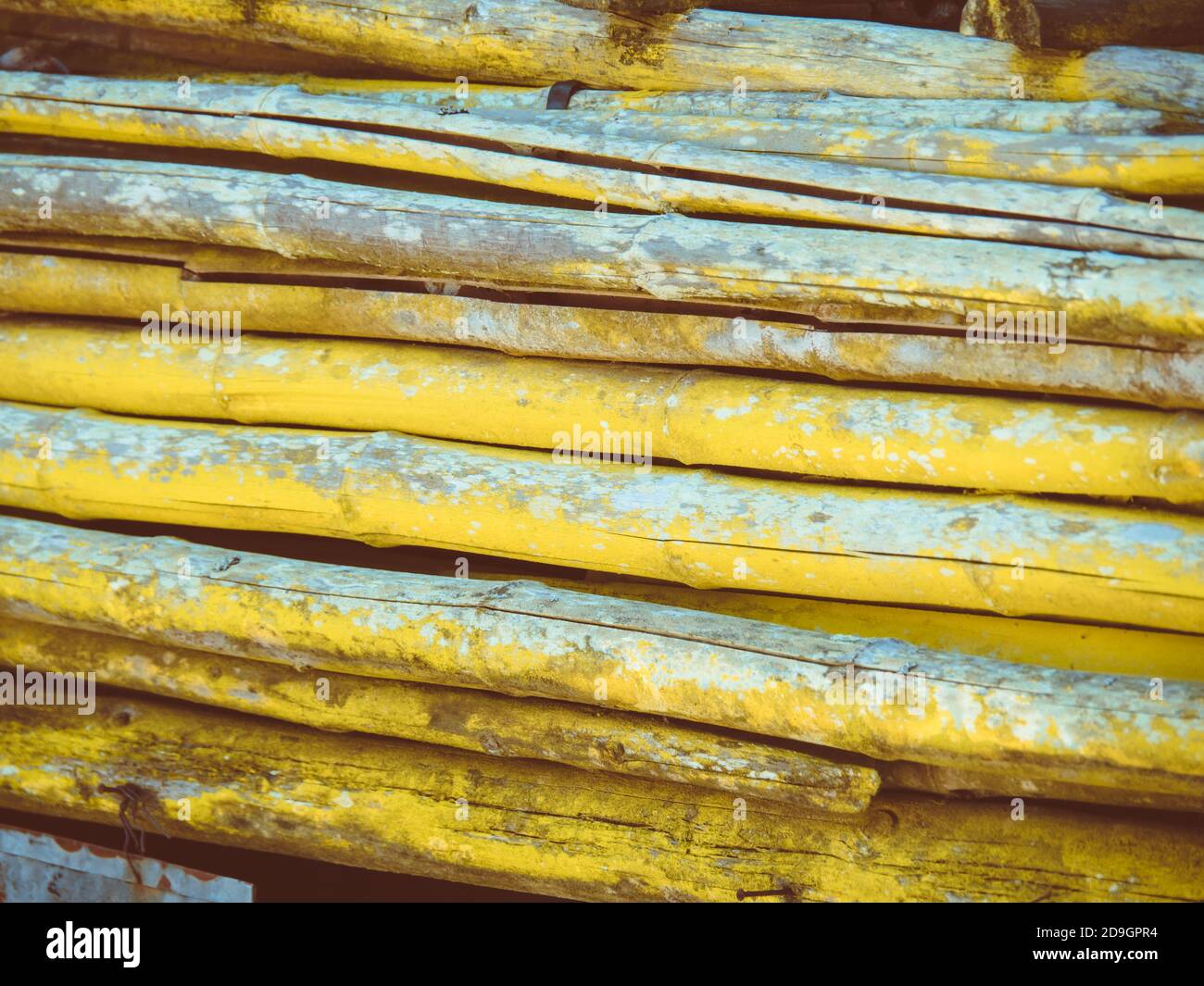 Damaged Japanese bamboo background Stock Photo - Alamy