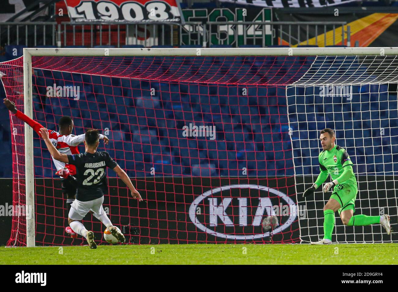 ROTTERDAM, 05-11-2020, Stadium de Kuip, Europa league group stage ...