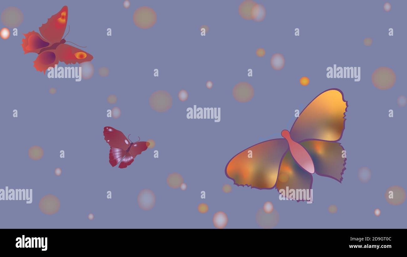 Beautiful butterfly on background Stock Vector Images - Alamy