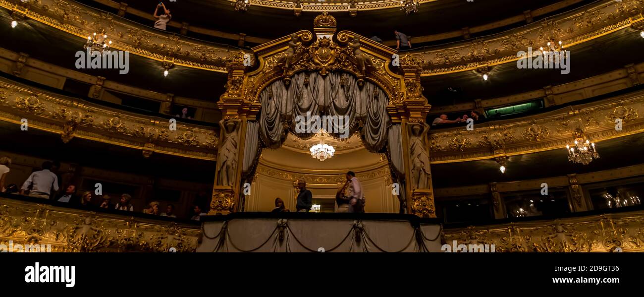 Saint-Petersburg, Russia, July 07, 2014: Mariinsky Theatre, The Concert ...
