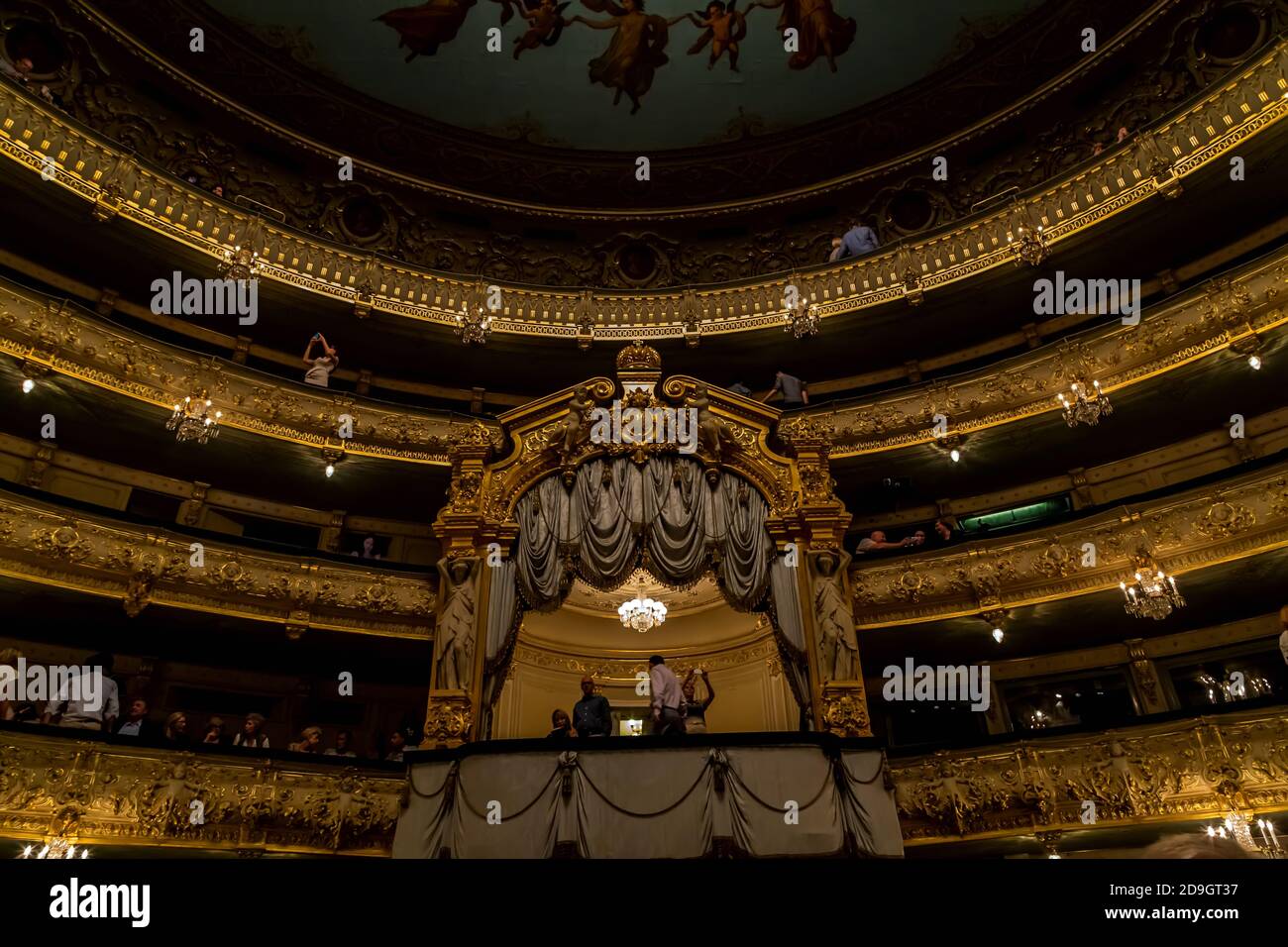 Mariinsky Theatre, historic theatre of opera and ballet in Saint Petersburg, Russia. Opened in ...