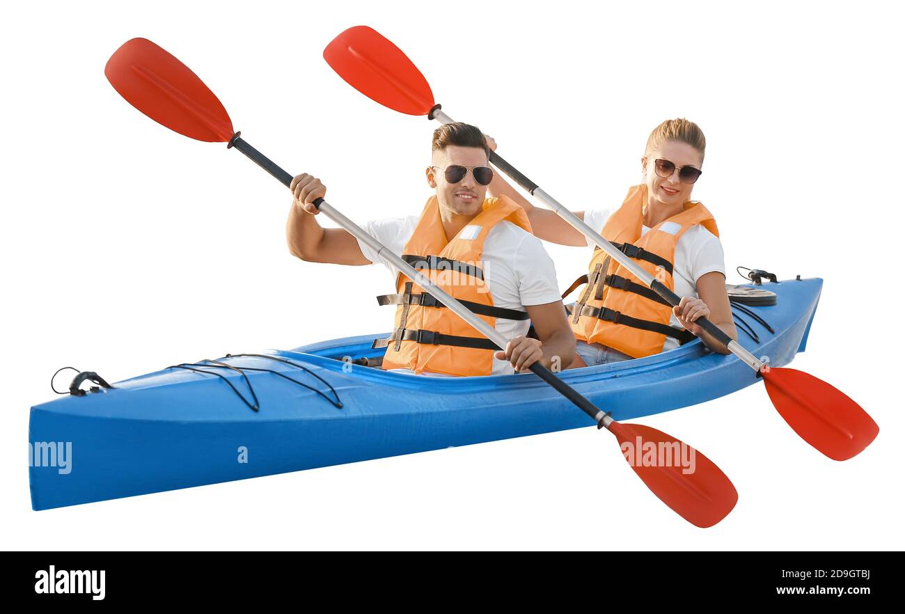 Female sea kayak Cut Out Stock Images & Pictures - Alamy