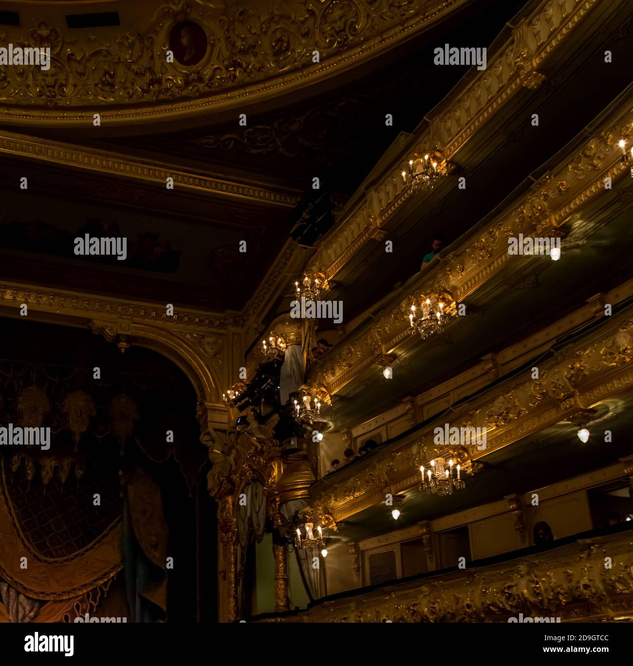 Mariinsky Theatre, historic theatre of opera and ballet : Saint-Petersburg, Russia, July 07 ...