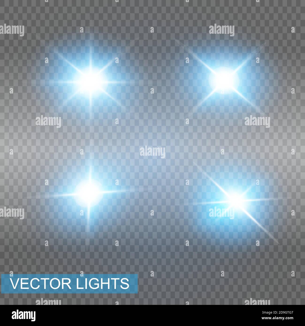 Set of Vector Neon Light Effects Stock Vector Image & Art - Alamy