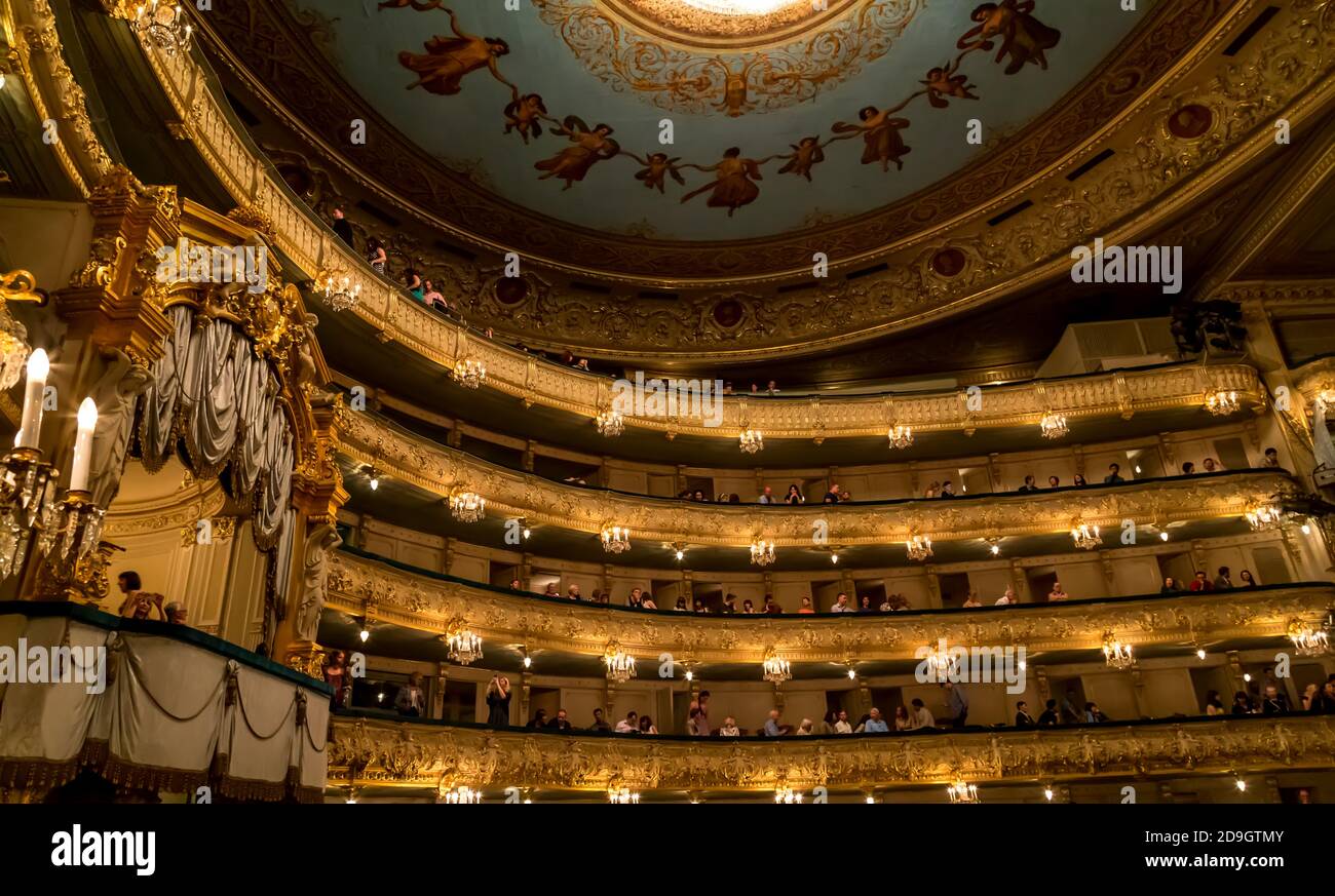 Mariinsky Theatre, historic theatre of opera and ballet in Saint Petersburg, Russia. Opened in ...