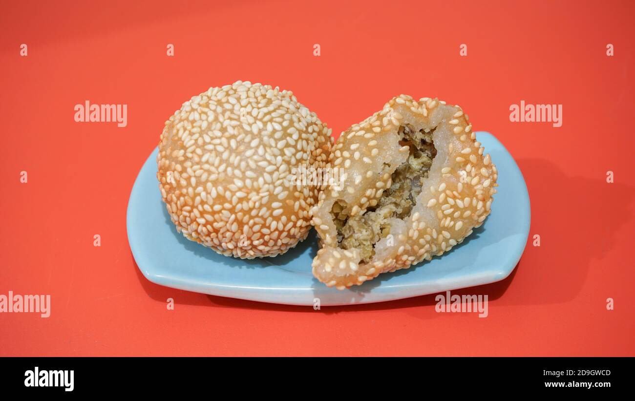 Close up of Indonesian fried bread Stock Photo - Alamy