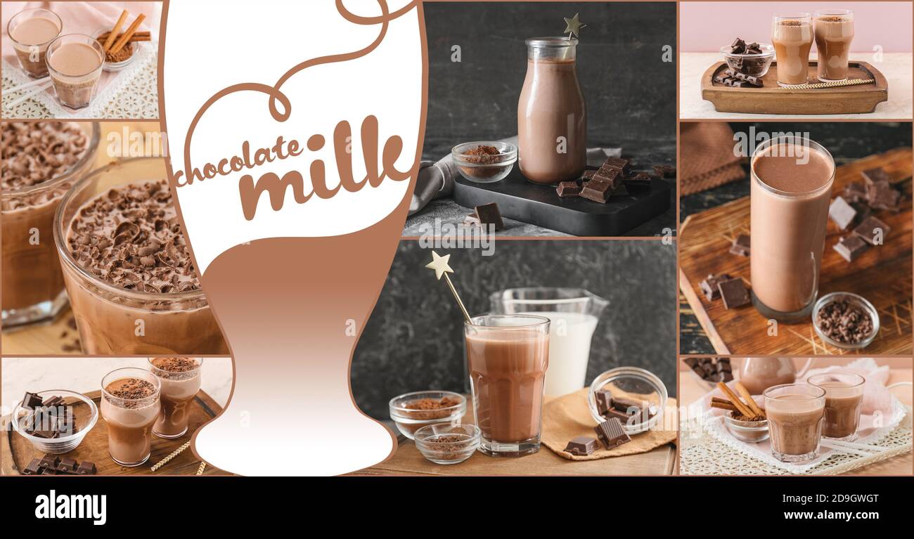 Melted chocolate milkshake hi-res stock photography and images - Alamy