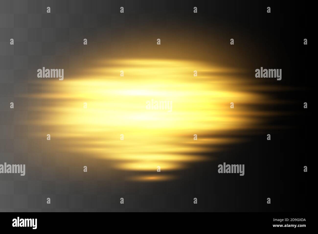 Yellow lens flares horizontal light beam hi-res stock photography and ...