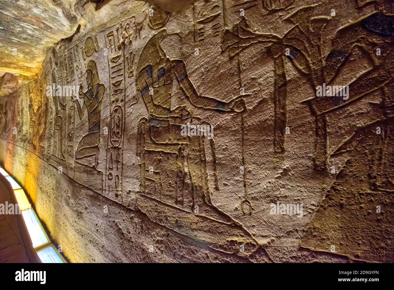 The inner part of the temple has the same triangular layout that most ...