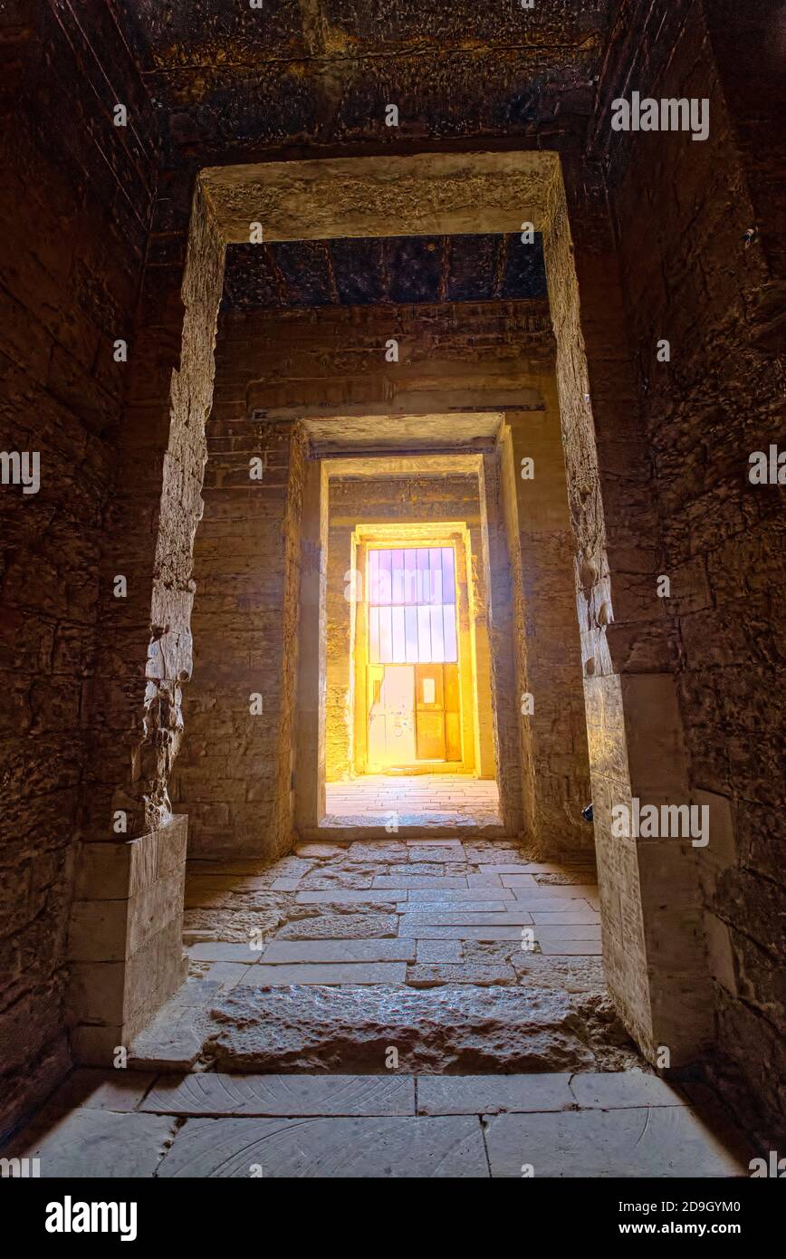 The interior of the temple is a labyrinth of rooms, stairways ...