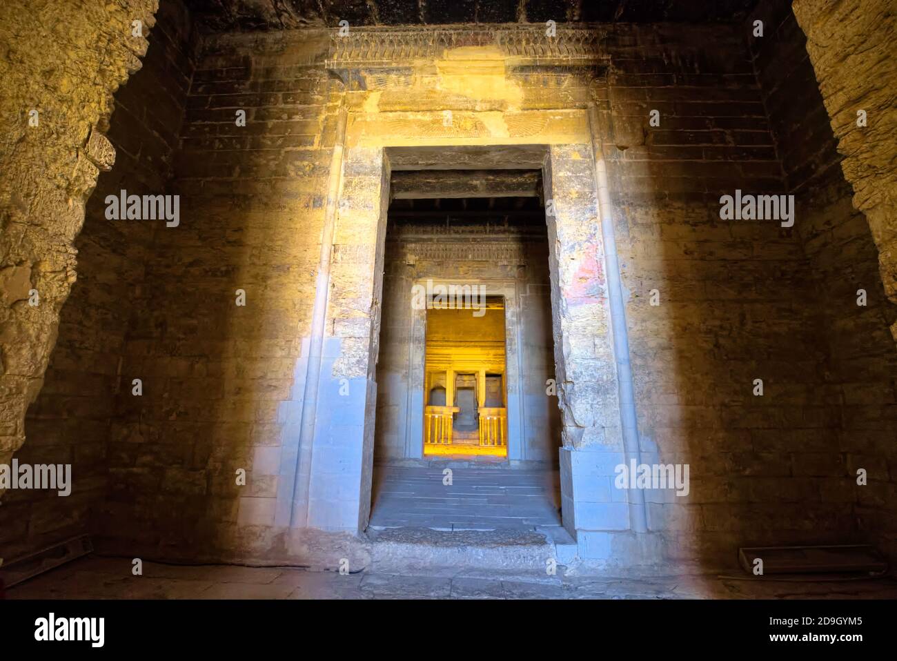 The interior of the temple is a labyrinth of rooms, stairways ...