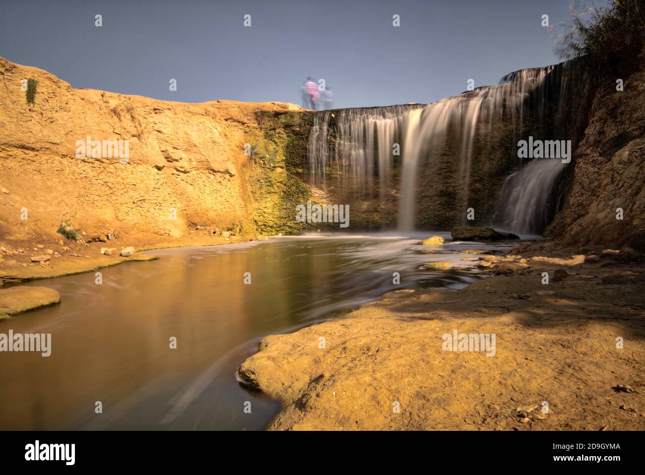 Man-Made Waterfall in Wadi El Rayan, Fayoum Oasis, Cairo, Egypt Taken ...