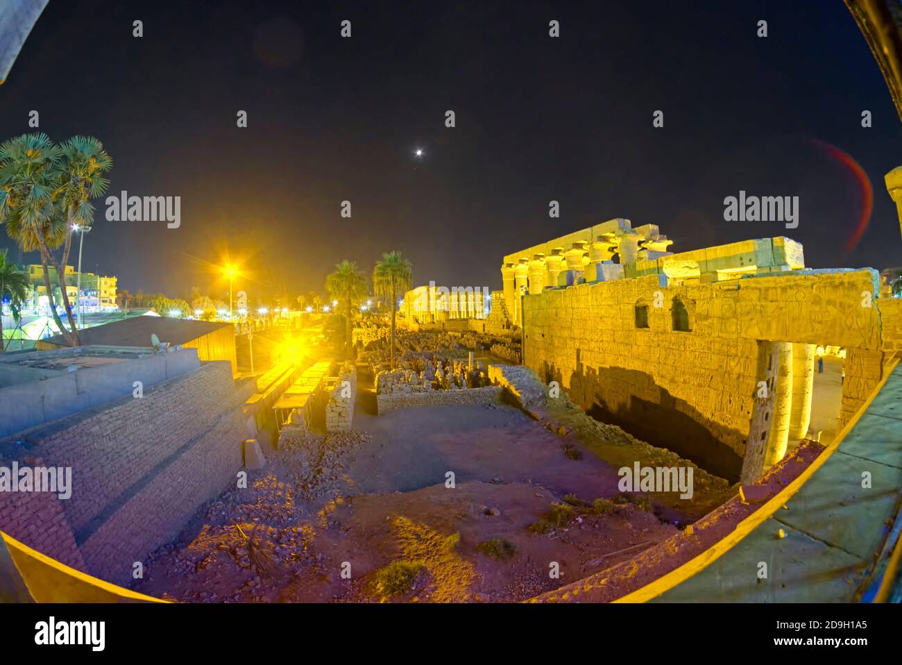 Although the mud-brick houses and palaces of Thebes have disappeared ...