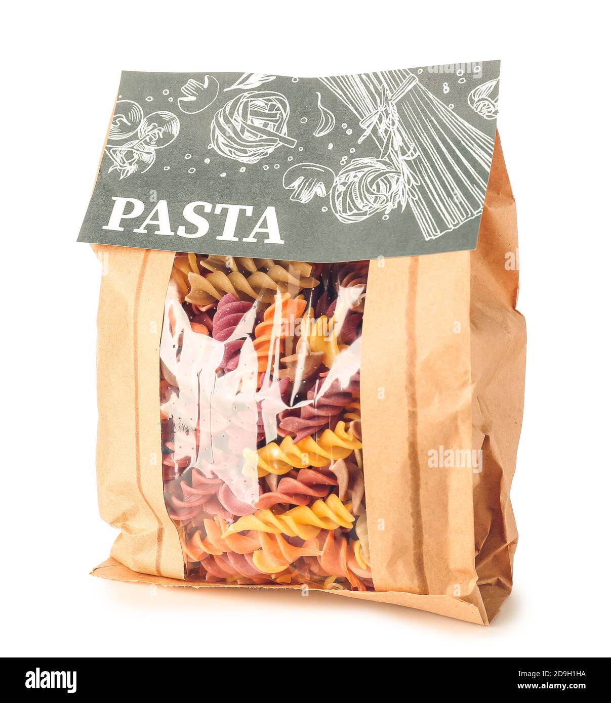 Italian classic pasta fusilli Cut Out Stock Images & Pictures - Alamy