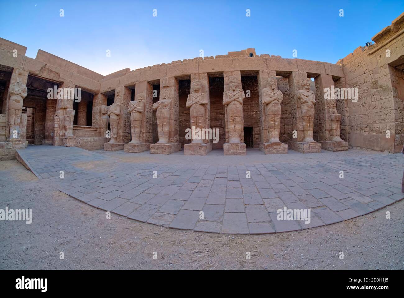 Almost every pharaoh of that dynasty has added something to the temple ...