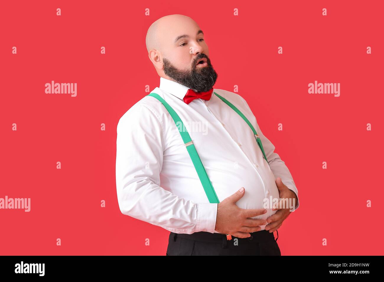 Businessman man fat belly hi-res stock photography and images - Alamy