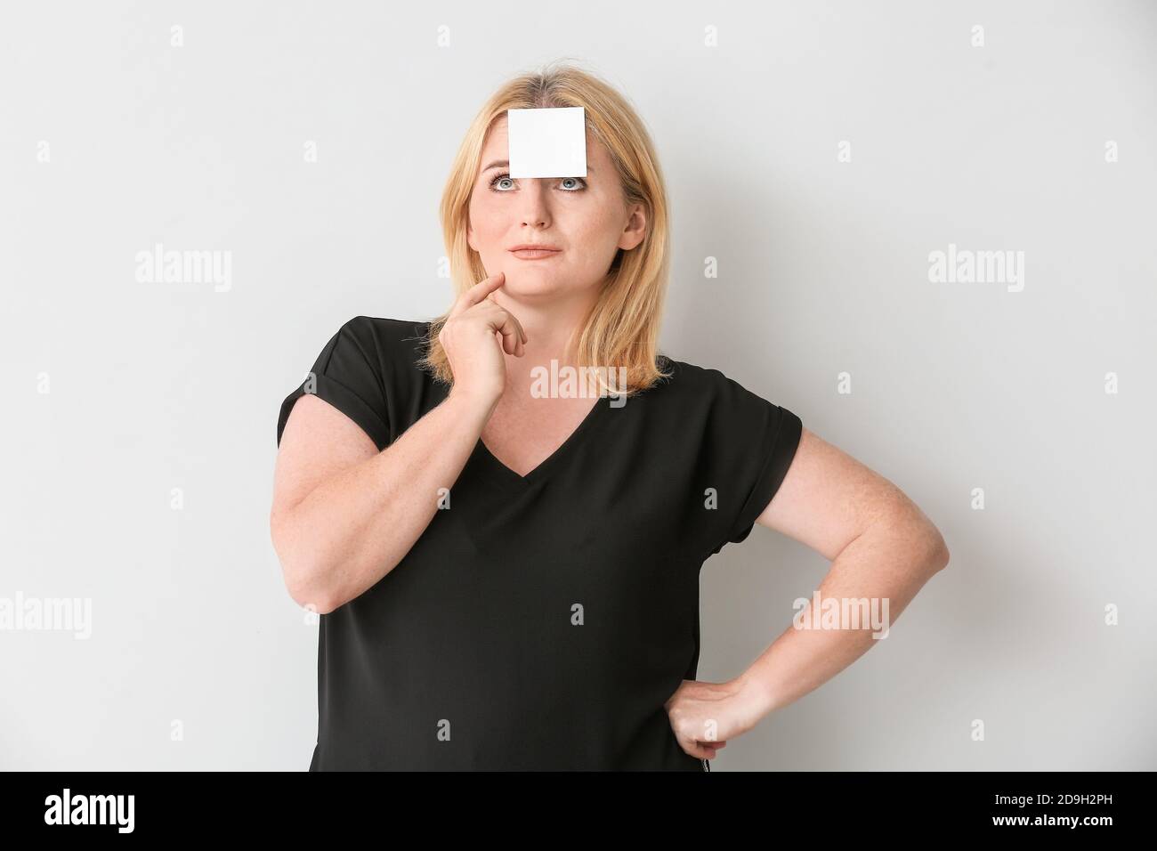 Sticker on forehead hi-res stock photography and images - Alamy