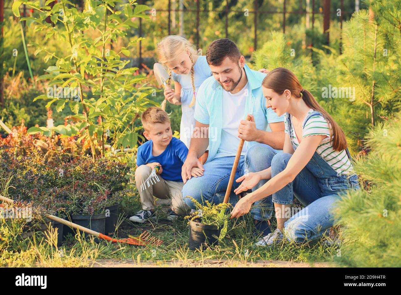 Father son mother farm working hi-res stock photography and images - Alamy
