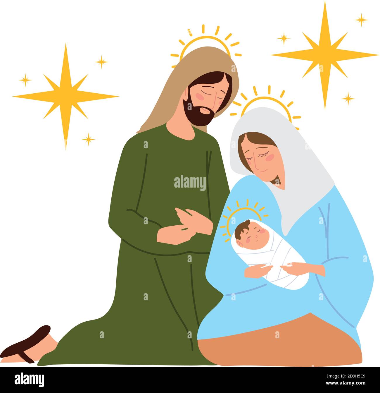 Nativity manger stars night hi-res stock photography and images - Alamy