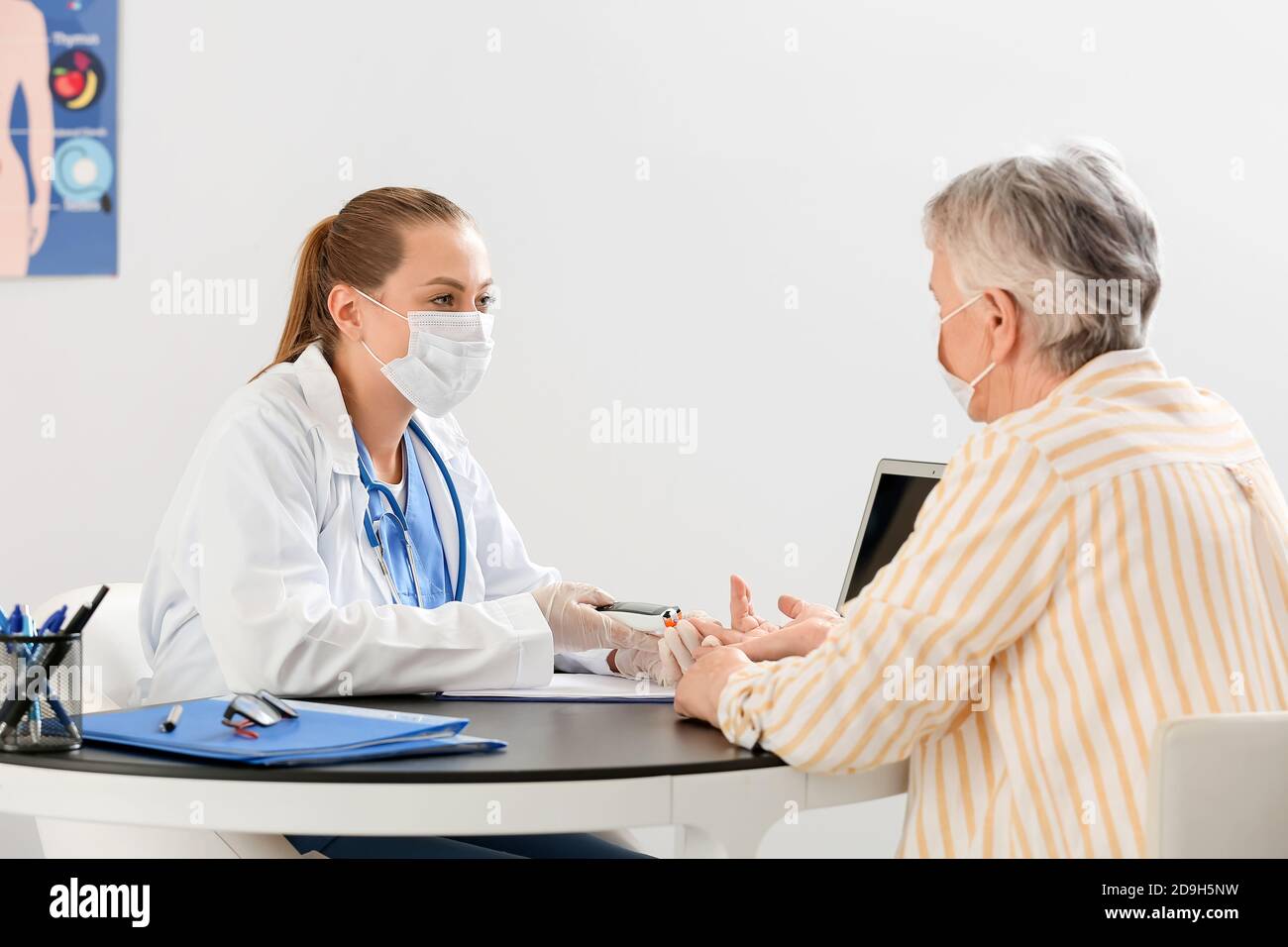 Female diabetic patient visiting hi-res stock photography and images ...