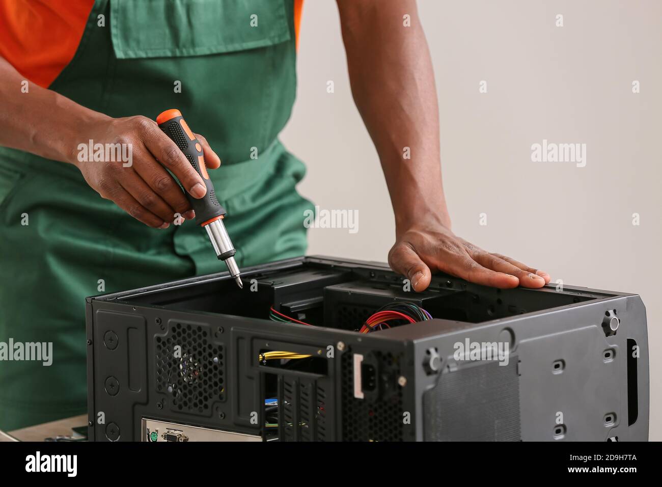 Closeup african american male engineer hi-res stock photography and ...