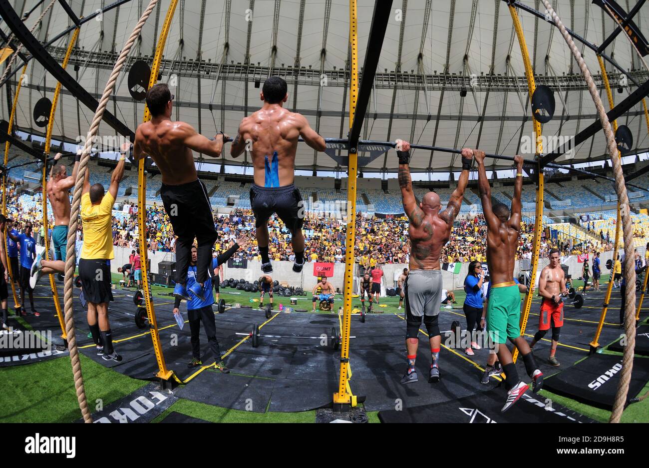 Rio de Janeiro, Brazil, June 17, 2018. Iron Wod Crossfit Championship ...