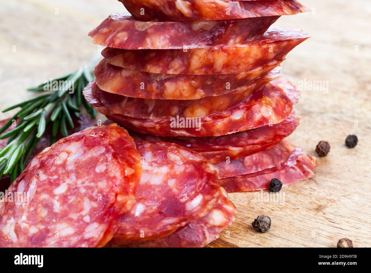 food products made from pork meat Stock Photo - Alamy
