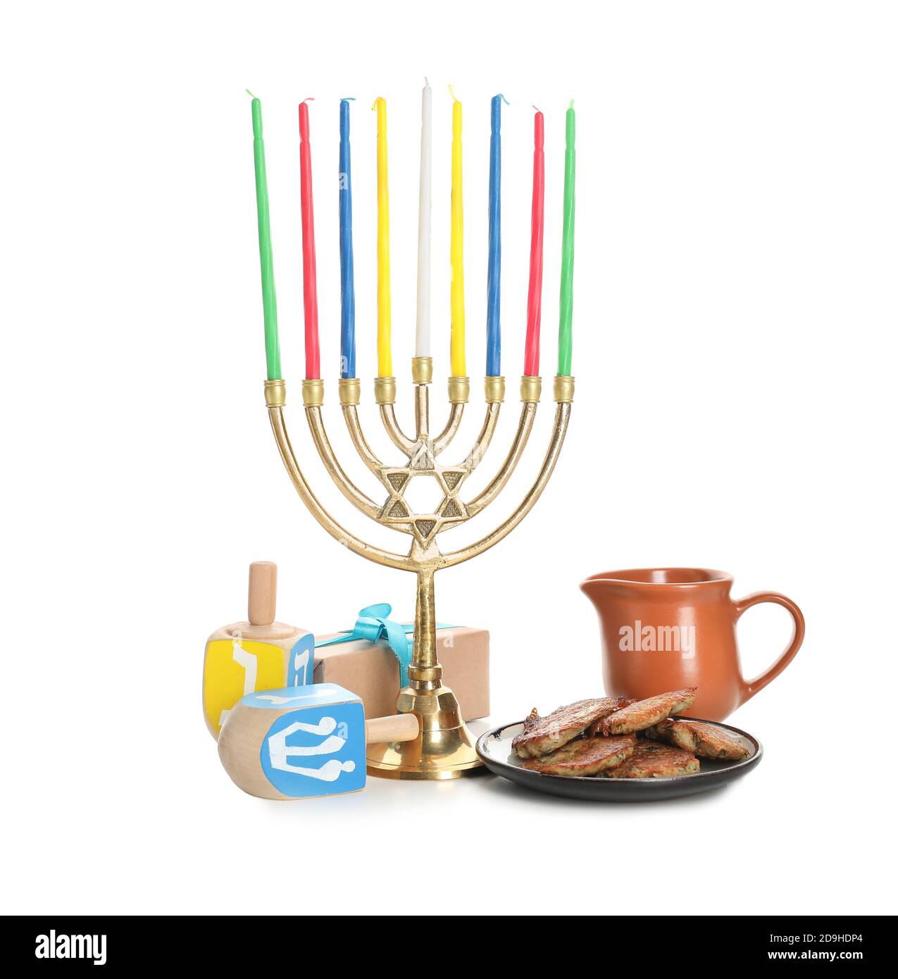 Hanukkah composition torah dreidels hi-res stock photography and images ...