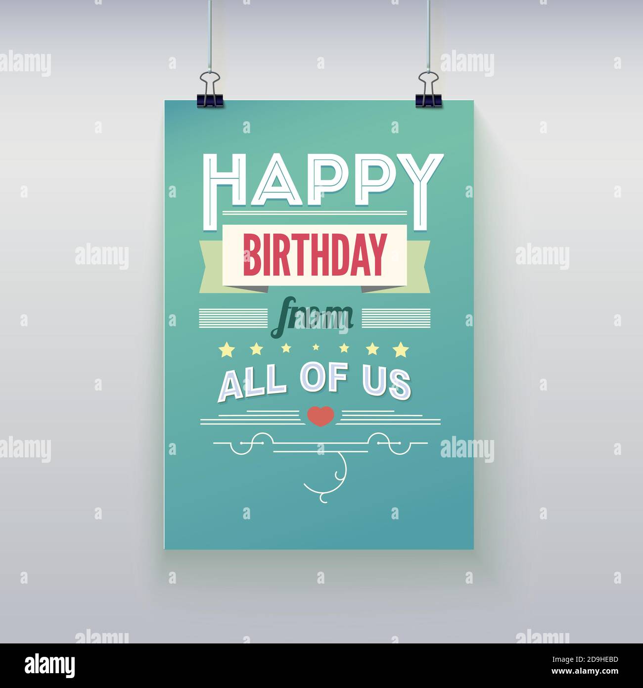 Birthday party poster invitation Stock Vector Images - Alamy