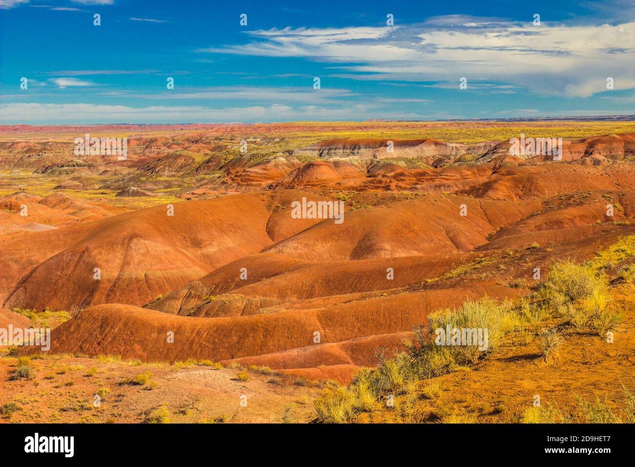 Red Colors Of Arizona Painted Desert Stock Photo - Alamy
