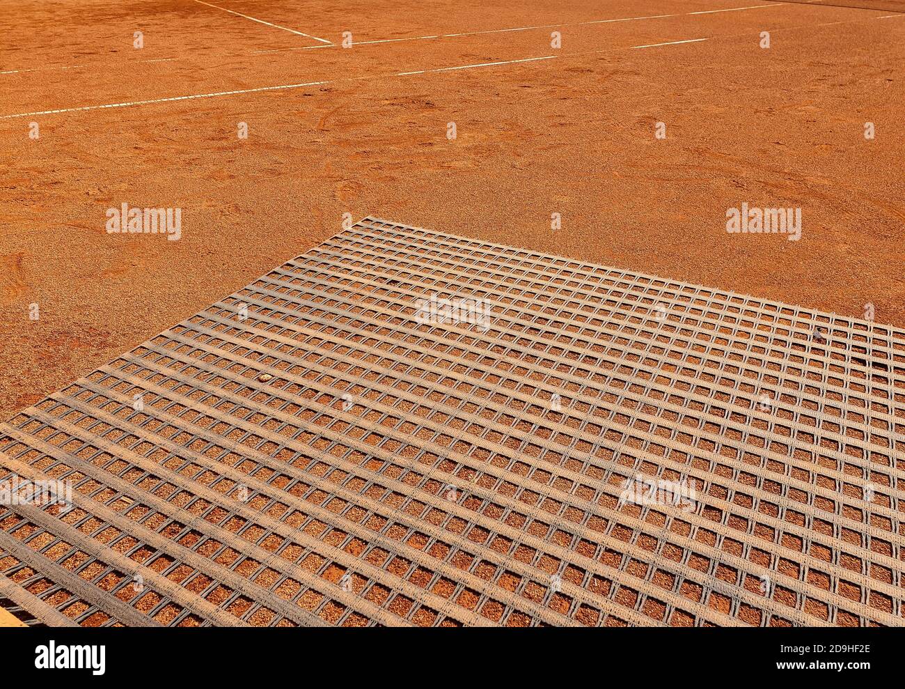 High angle shot of grids on the ground Stock Photo - Alamy