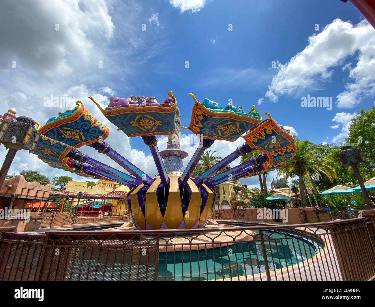Orlando,FL/USA-7/25/20: The Aladdin Magic Carpets ride in Magic Kingdom ...