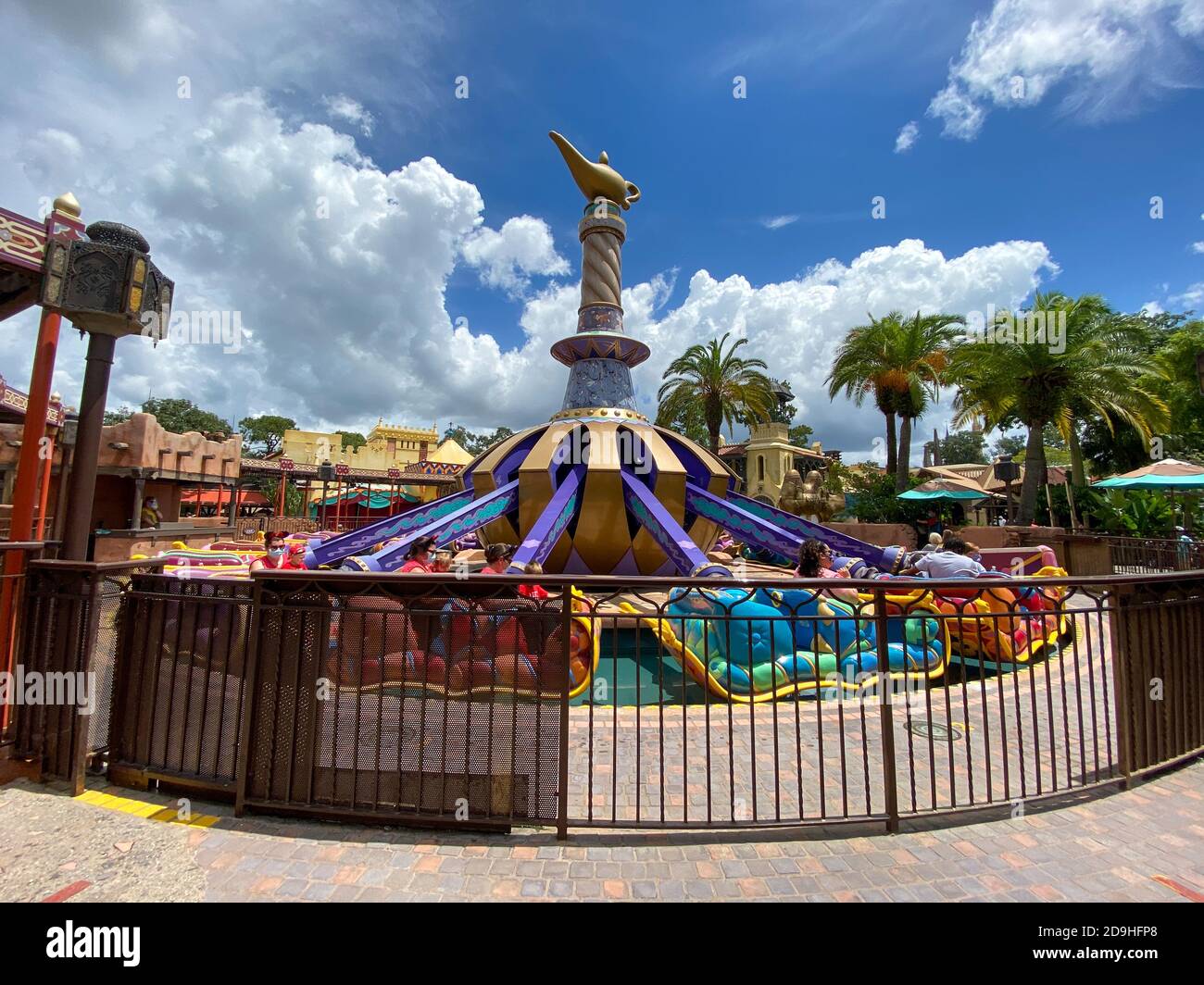 Orlando,FL/USA-7/25/20: The Aladdin Magic Carpets ride in Magic Kingdom ...