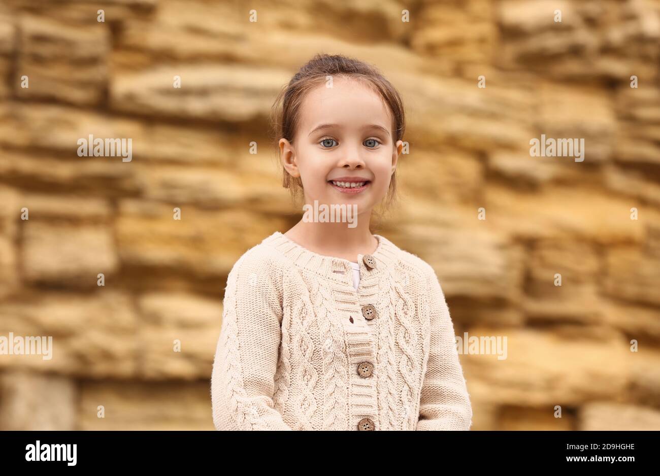 Little girl near the Wailing Wall Stock Photo - Alamy
