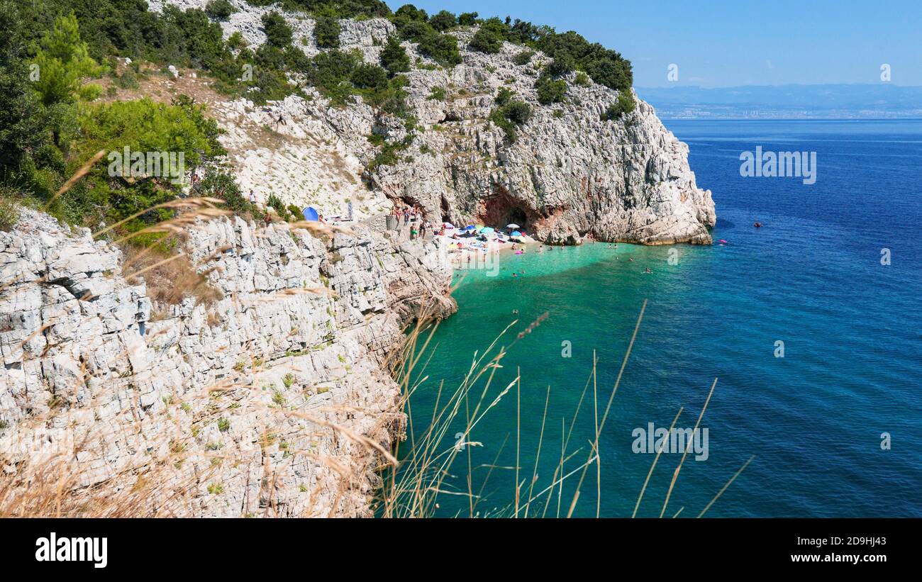Croatia maslenica beach hi-res stock photography and images - Alamy