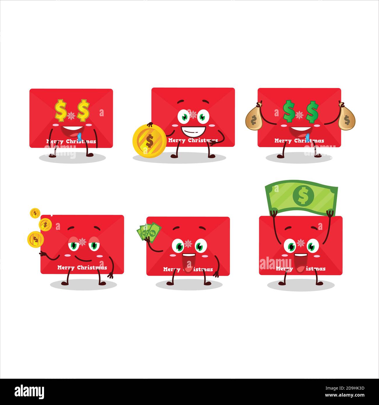 Envelopes Cartoon Characters