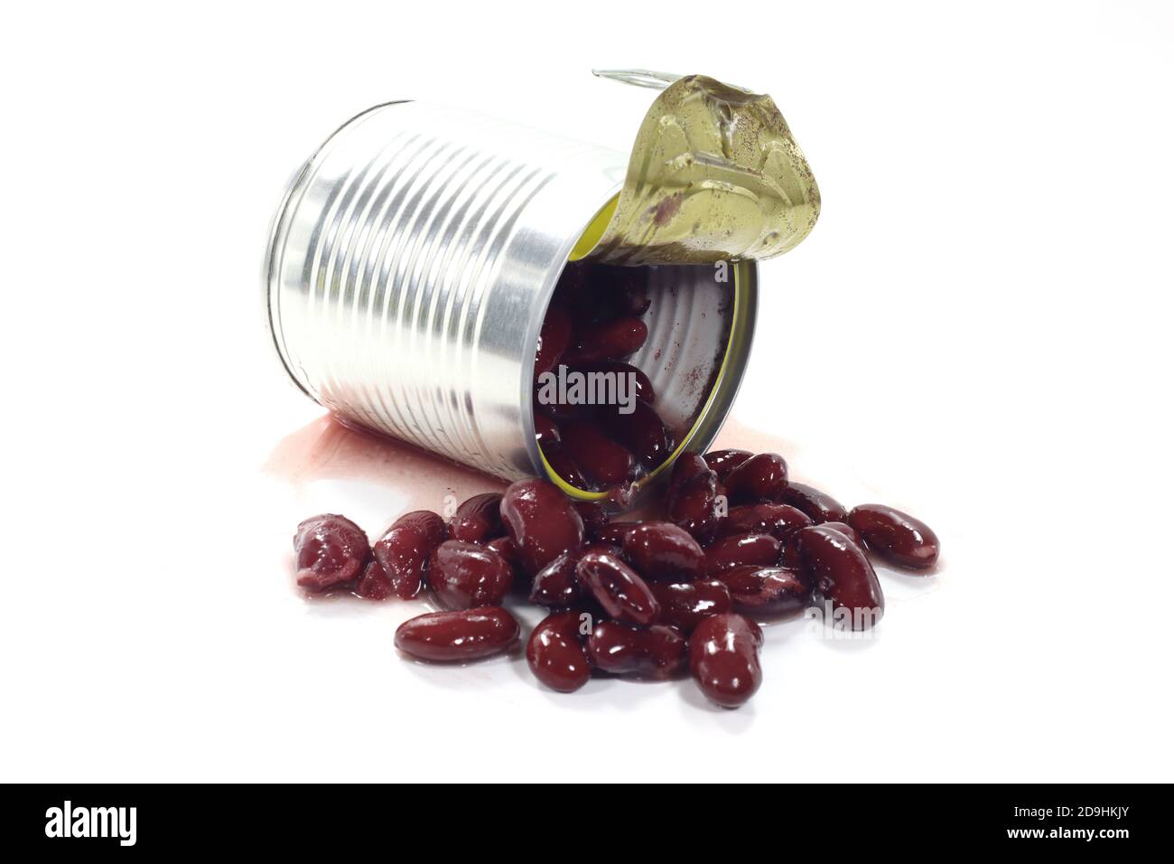 Package of pre-cooked boiled red beans on white background Stock Photo ...