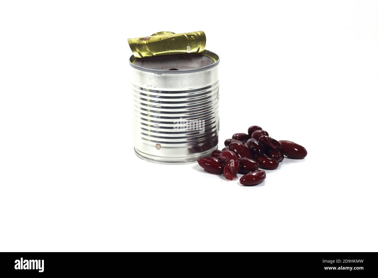 Package of pre-cooked boiled red beans on white background Stock Photo ...