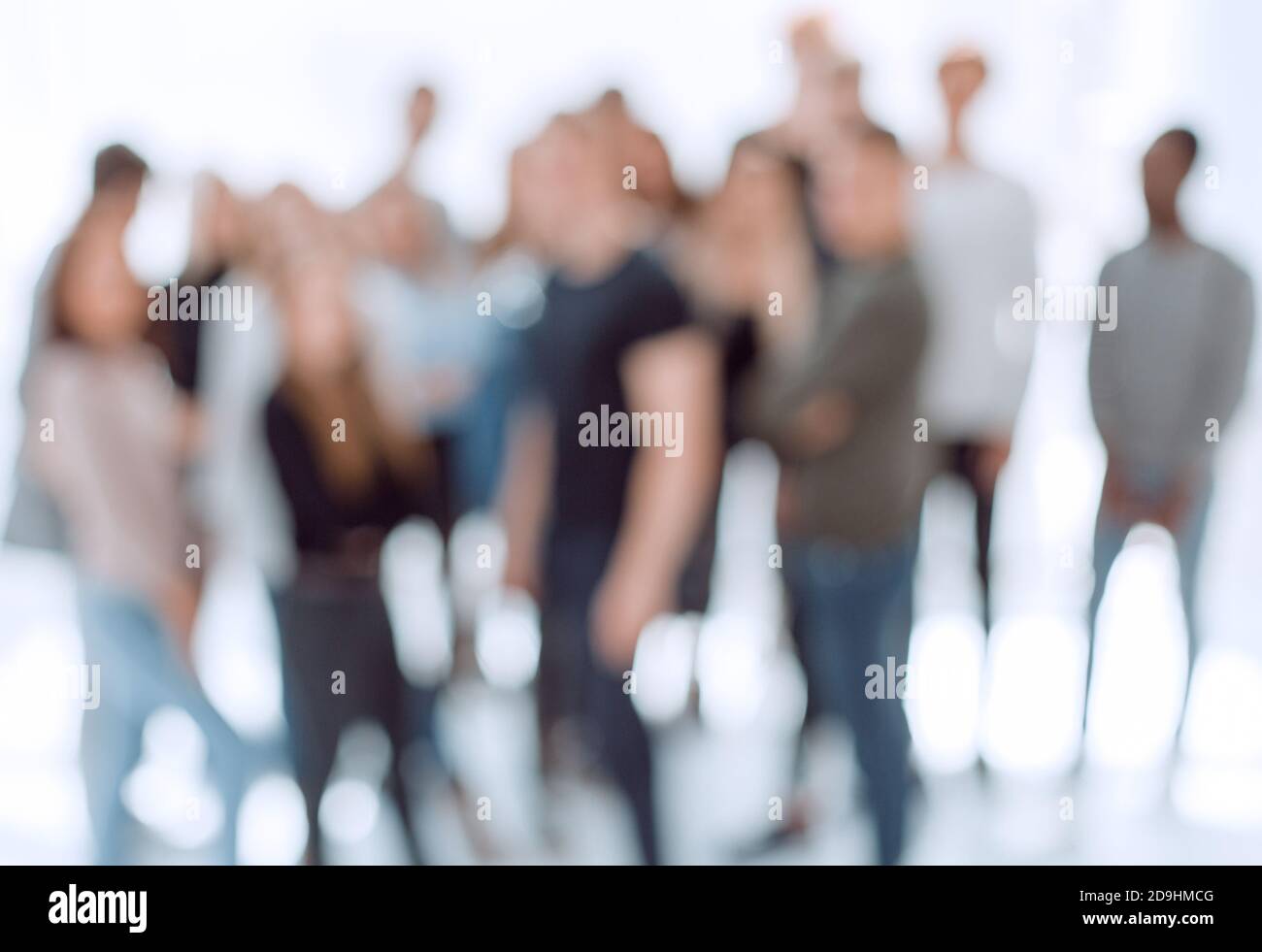Blurred image group young people hi-res stock photography and images ...