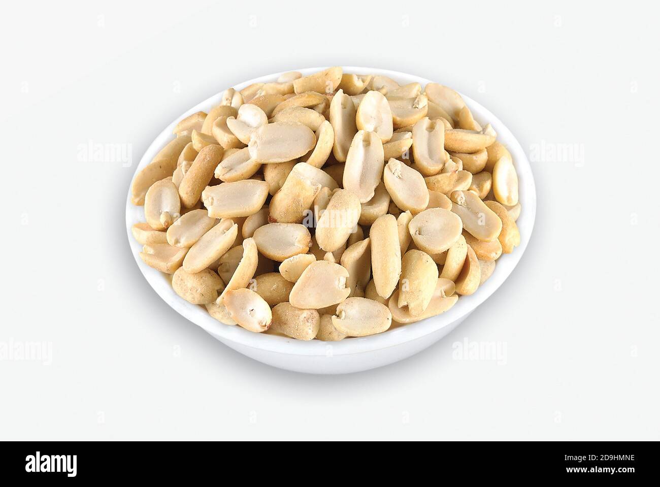 salted peanuts closeup, Snacks, nuts and chips. Peeled salted isolated ...