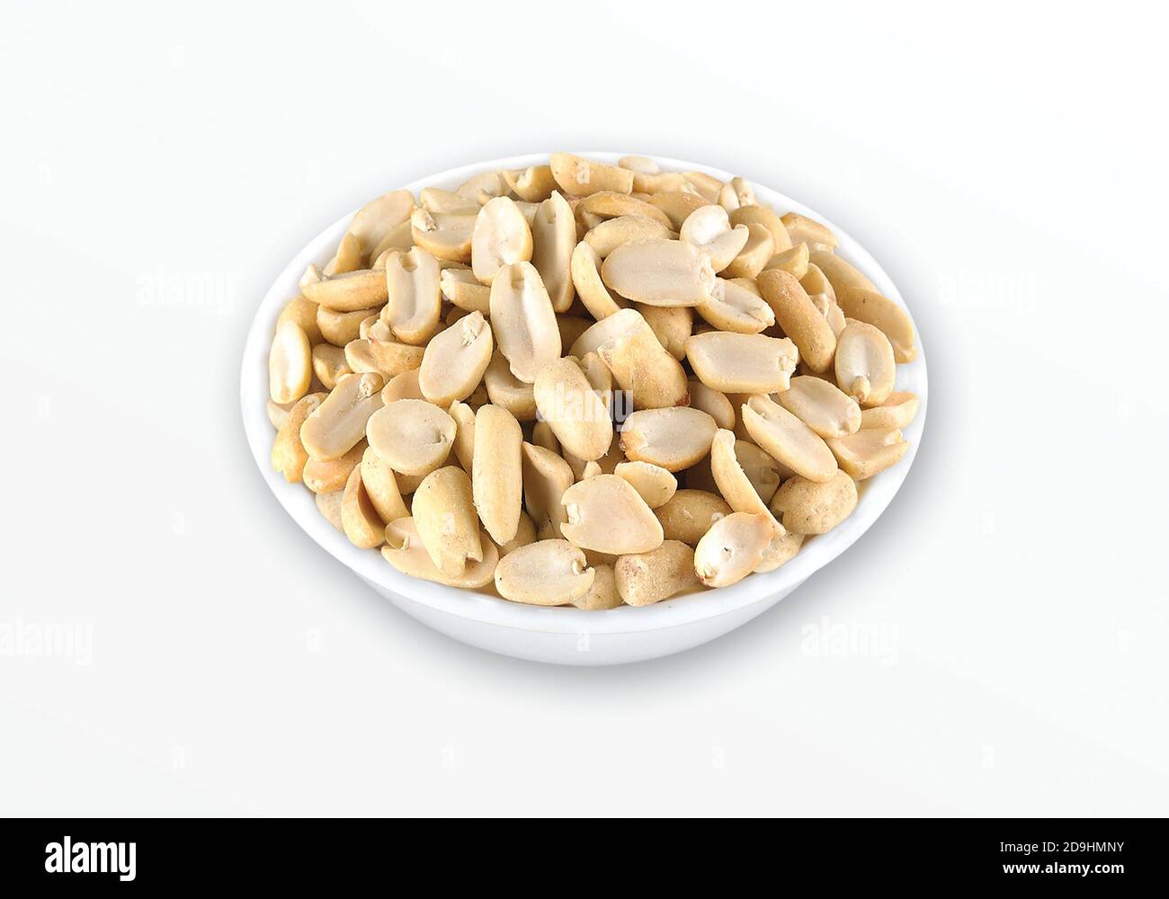 salted peanuts closeup, Snacks, nuts and chips. Peeled salted isolated ...