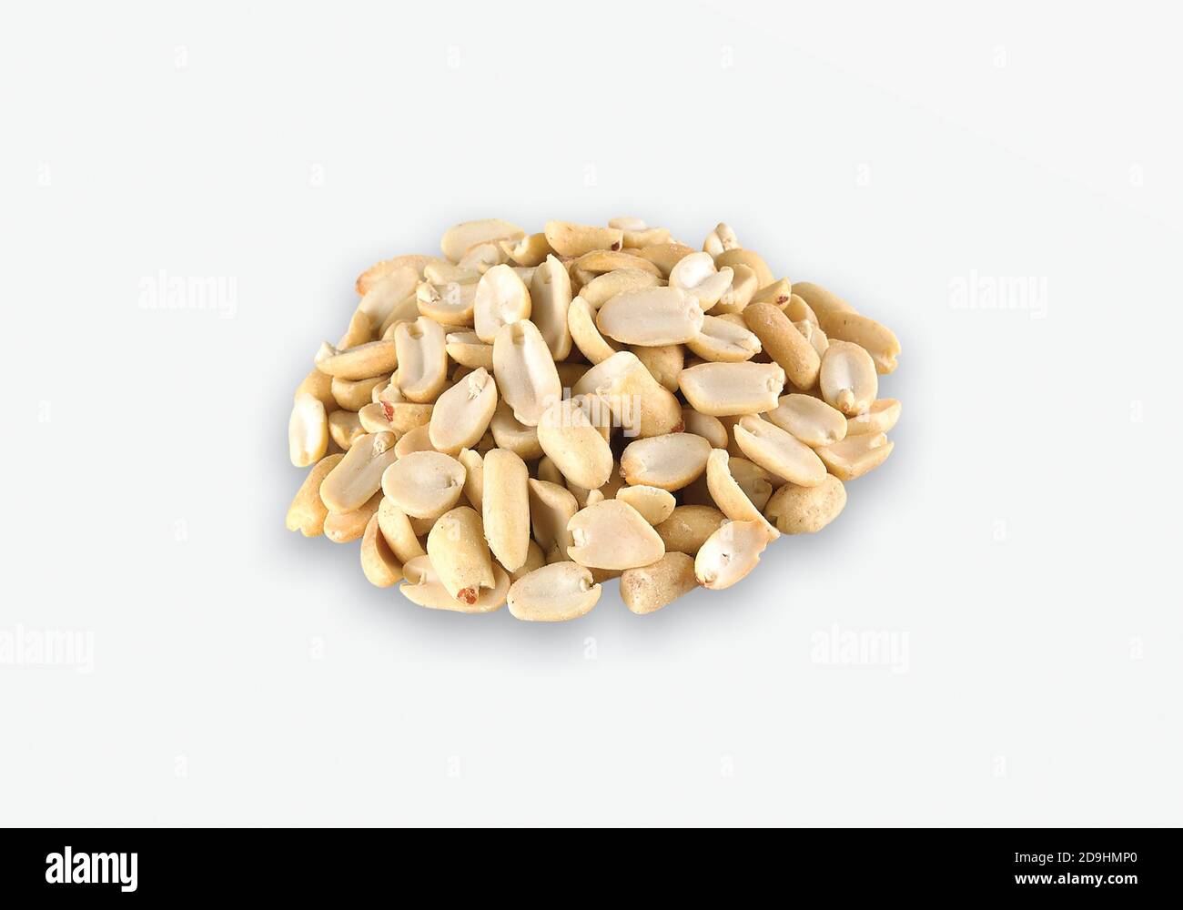 salted peanuts closeup, Snacks, nuts and chips. Peeled salted isolated ...