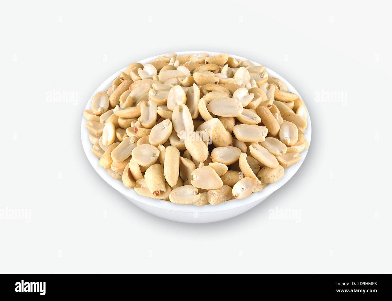 salted peanuts closeup, Snacks, nuts and chips. Peeled salted isolated ...